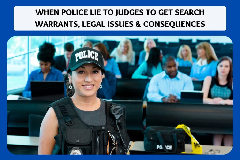 When Police Lie To Judges To Get Search Warrants: Legal Issues ...